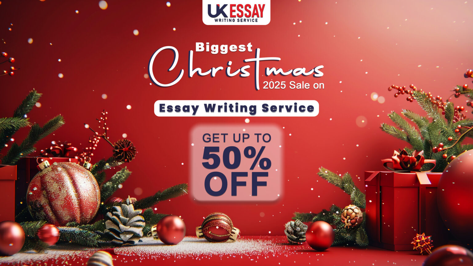 Christmas Essay Writing Sale – Grab Up to 50% OFF Now